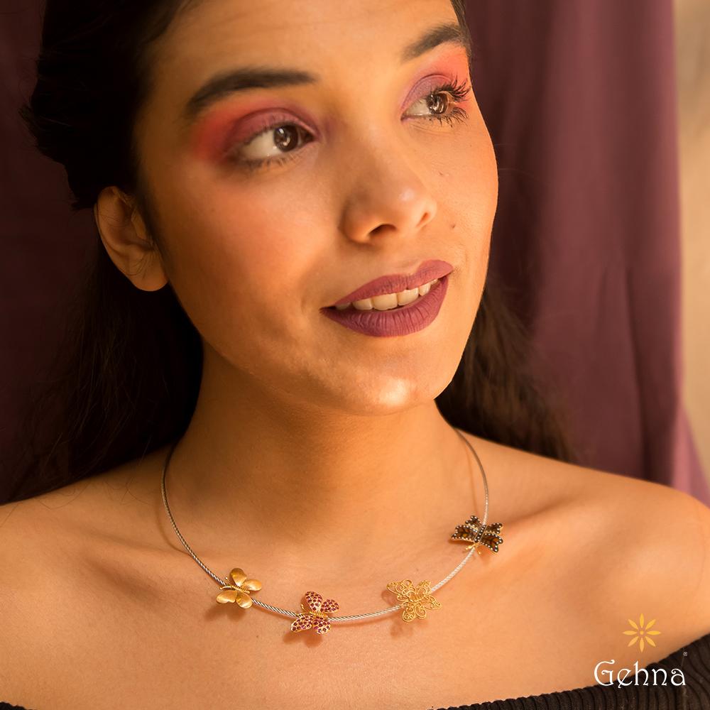 18K Yellow Gold Gold Ruby Necklaces for women